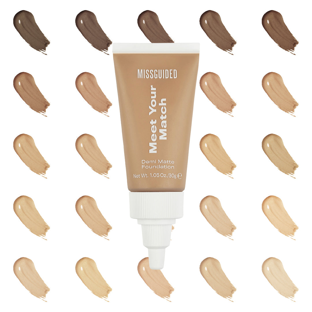 Missguided Meet Your Match Demi-Matte Foundation 2 – Vegan, Buildable ...